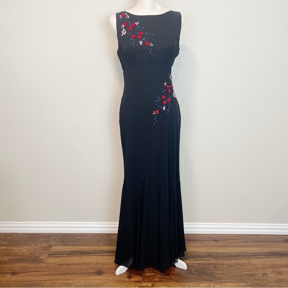 Alex Evenings | Dresses | Alex Evenings 9s Vintage Floral Applique ...
